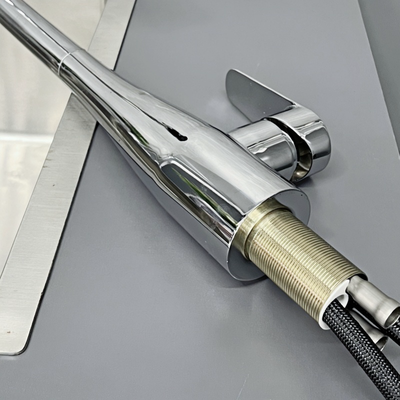 Stainless steel kitchen pump hot and cold water faucet F-20002C
