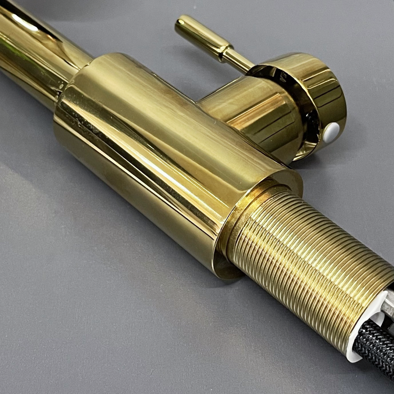 Stainless steel kitchen pump hot and cold faucet F-20001G